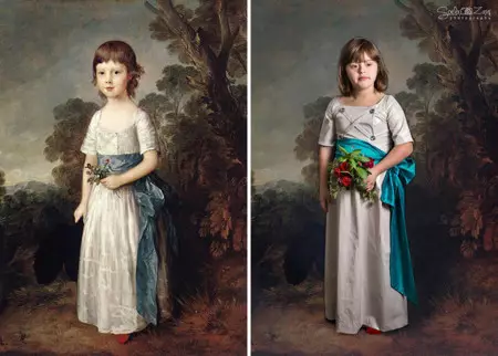 Pengarang mencipta potret kanak-kanak dengan sindrom Down untuk menunjukkan semua orang adalah karya seni 10206_19