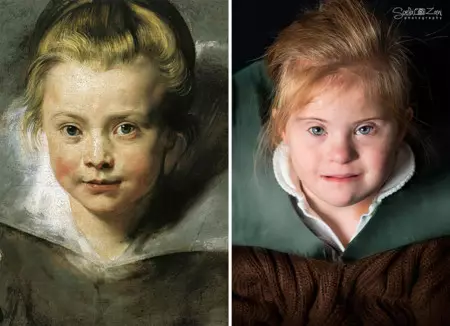 Авторът създава портрети на деца със синдром на Даун, за да покаже, че всеки е произведение на изкуството 10206_31