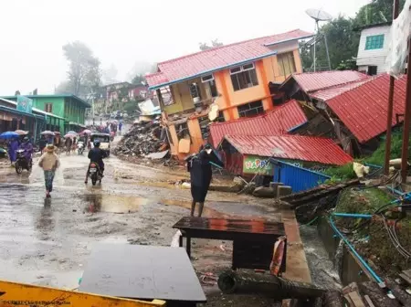 Inondations au Myanmar