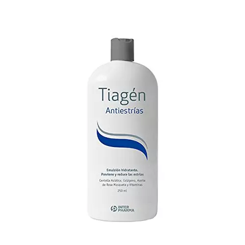 TIAGÉN- Moisturizing Anti-Stretch Mark Crème - Collagen, Vitaminnen, Rosehip-250 ml