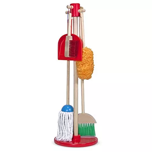 Melissa & Doug 18600 Rensesett for støv, feiing, mopping, flerfarget