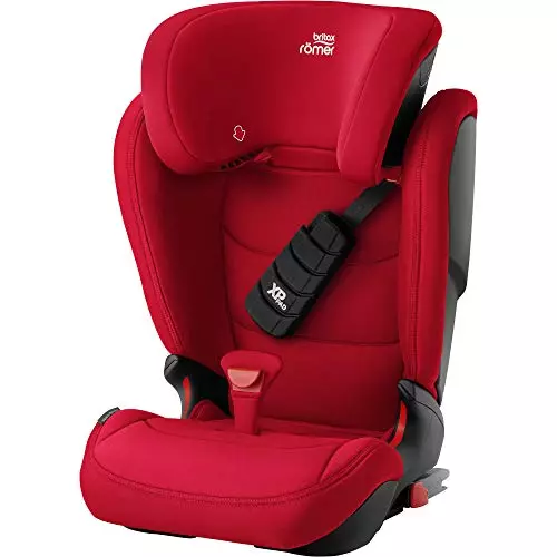 BritaxRömerチャイルドシート3。5年-12年、15-36 kg、KIDFIX Z-LINE、ISOFIX、グループ2/3、ファイアレッド