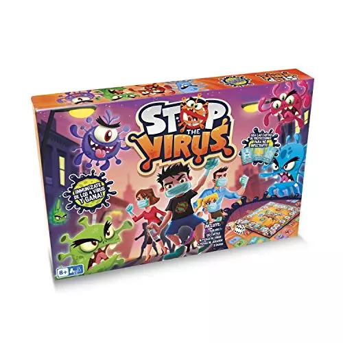 Jouez au jeu de société Fun Stop The Virus pour enfants - IMC Toys