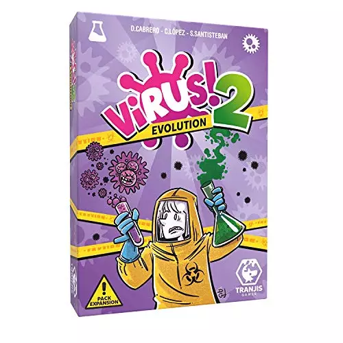 Outletdelocio. Kukula kwa Masewera a Virus Card. Virus 2 Evolution. Spanish edition. + 8 zaka