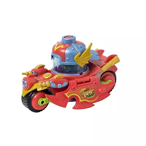 SuperThings Rivals of Kaboom - Secret Spies - Kid Fury Vehicle (PSTSP112IN60) con cañón, inclúe 1 figura