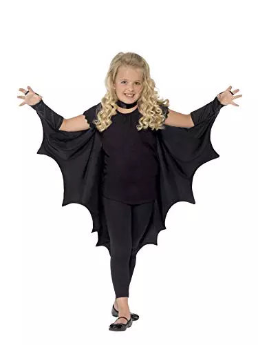 Smiffy's - Vampire Bat Wings, Black, Color, One Size (44414)