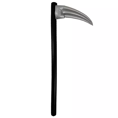 Inflatable Grim Umusaruzi Scythe STICK Ax Halloween Terror yimyambarire