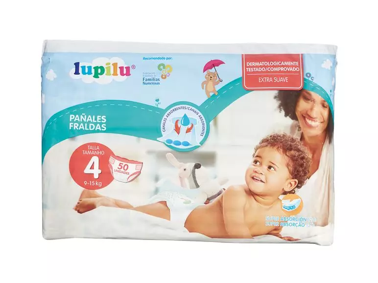 Diapers 50 units Size 4. Maximum absorption. Hanggang 12 oras na tuyo.