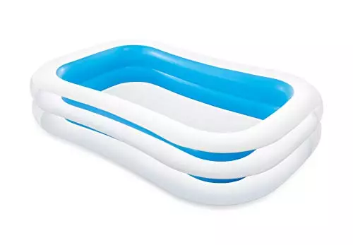 Intex 56483NP - Letamo la rectangular inflatable 262 x 175 x 56 cm, 770 litres (Mebala e fapaneng), yuniti e le 'ngoe