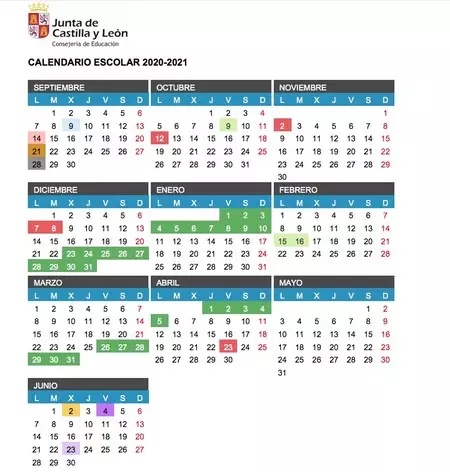 Календар-школска-кастиља-и-леон-20-21
