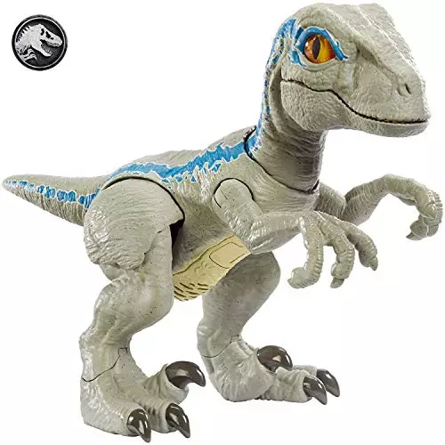 Jurassic World Baby Blue Dino Velociraptor, jostailuzko dinosauroa (Mattel GFD40)