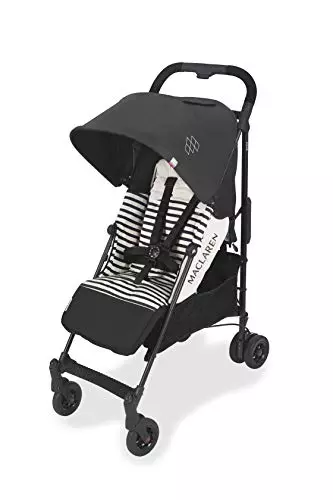 Passeggino Maclaren Quest arc - manubrio leggero e fissato, per neonati fino a 25 kg, sedile multiposizione, sospensione a 4 ruote