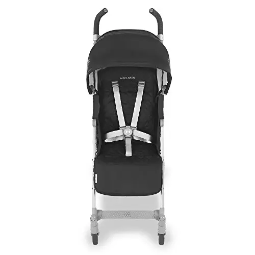 Maclaren Quest - Stroller maka ụmụ amụrụ ọhụrụ ruru 25kg, oche ọtụtụ, nkwusioru ụkwụ anọ, mkpuchi nwere ike ịgbatị ya na UPF 50+