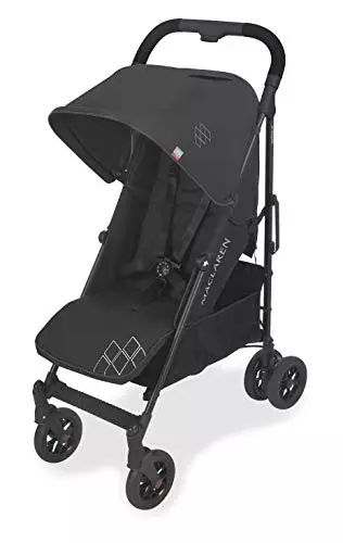 Maclaren Techno Arc - Passeggino leggero, manubrio attaccato, per neonati fino a 25 kg, sedile multiposizione, sospensione su 4 ruote