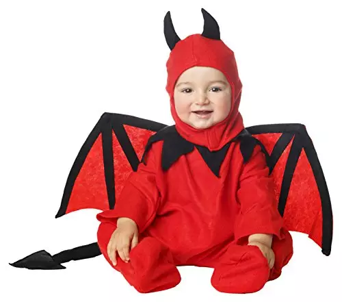 My Other Me Me-205057 Baby Devil jelmez, 7-12 hónapos (Viving Costumes 201846