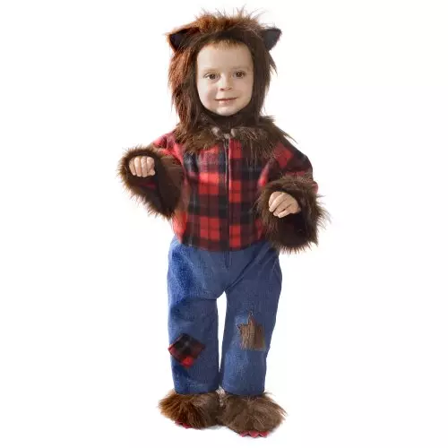 Dress Up America Ħelu Baby Werewolf Hairy Costume