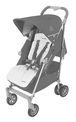 Carrinho Maclaren Techno XLR WD1G150612, Nascimento até 25kg, Carvão/Prata