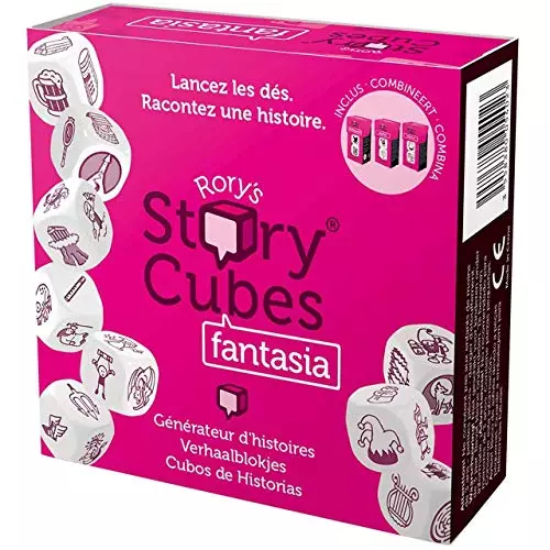 Asmodee Zaj Dab Neeg Cubes: Fantasy - Tag nrho cov versions muaj, Multilanguage (ASMRSC28ML1)