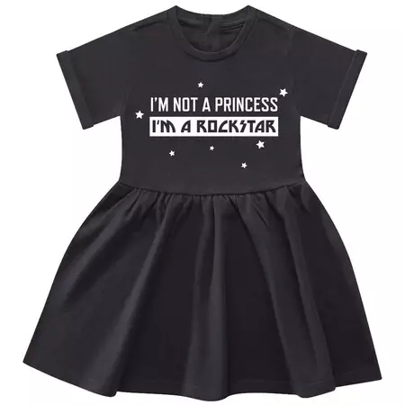 Robe bébé I M Not A Princess I M A Rockstar