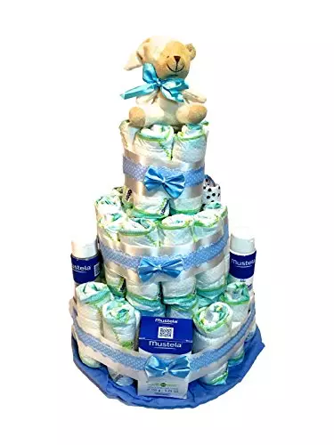 Diaper cake DODOT Mustela blue Momentosgourmet