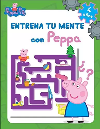 Latih fikiran anda dengan Peppa. 4 tahun (Peppa Pig. Buku aktiviti)