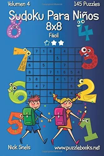 Sudoku For Kids 8x8 - Easy - Tập 4 - 145 Câu đố: Tập 4