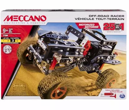 Set de construcție de modele Meccano 25 Jeep de raliu off-road