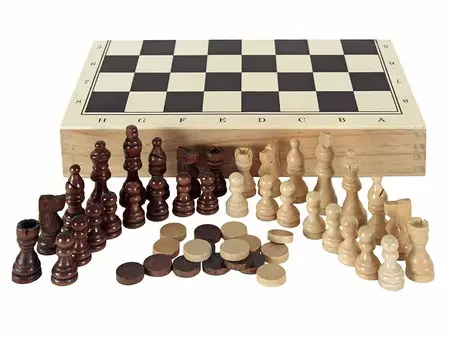 Aquamarine Logħob Chess Checkers U Backgammon