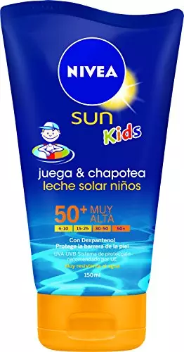 Nivea Play & Splash Crème Solaire Enfant, Très Haute Protection, FP 50+ - 150 ml