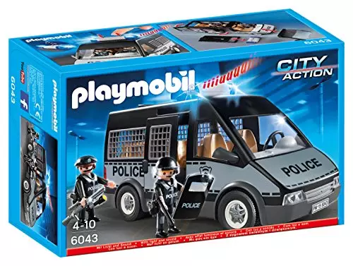 Playmobil - Fourgon de police avec lumières et son (60430)