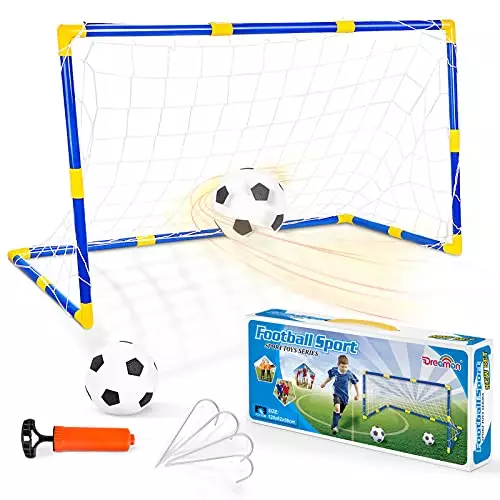 Dreamon Soccer Sport Game Interactive Soccer Goal le Balls Toy bakeng sa Bana