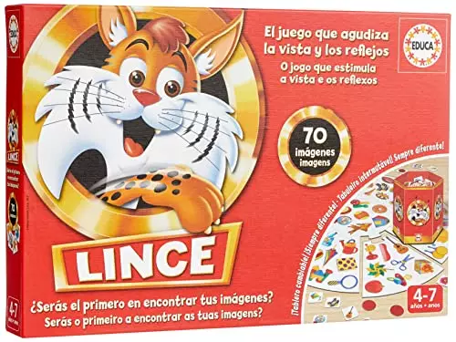 Educa - Lynx Board Game, 70 Imaj, Multicolor (17472)