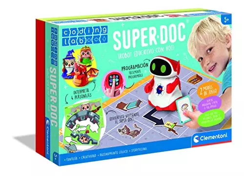 Clementoni-55379 - Super Doc - robot pendidikan dari 5 tahun