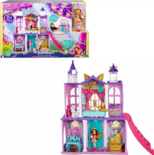 Royal Enchantimals Royal Balli loss koos Felicity Foxi ja Flicki mängumaja nuku, lemmiklooma ja aksessuaaridega (Mattel HCG59)