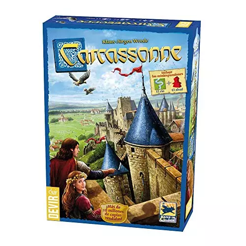 Devir 222593 - Carcassonne, stolová hra (španielska verzia)