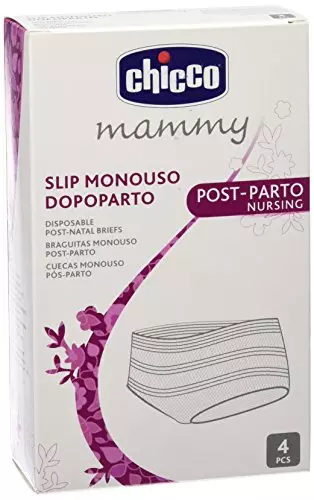 شورت بارداری Chicco Mammy سفید 00001138100000 تک سایز (سایز سازنده: تک سایز) (بسته 4 تایی زنانه)