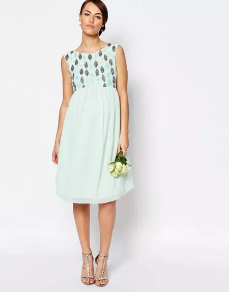 Maternity Mint Green Dress