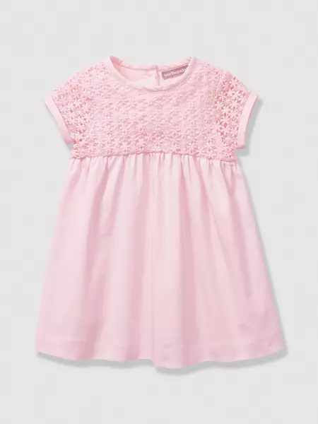 Baby Pink Guipure Dress Sale