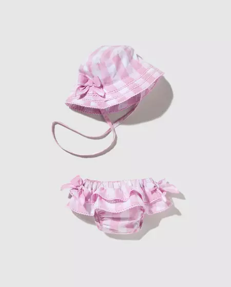 Ti bebe Plaid Beach Set