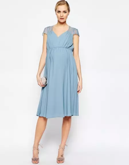 Blue Dress Asos Maternity