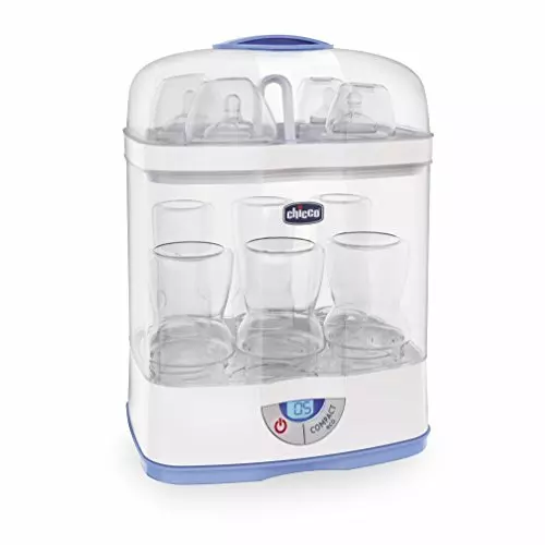 Chicco Steril Natural 3 sa 1 - Electric sterilizer hangtod sa 6 ka botelya sa 5 minuto