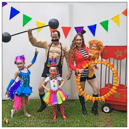 Traje Família Circo