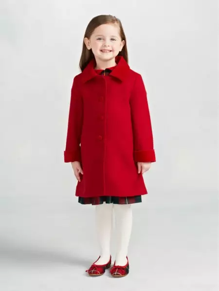 Nina Oscar De La Renta Red Coat