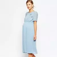 Ntuj Blue Dress Asos Maternity