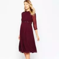 Busana Maternity Burgundy Asos