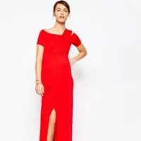 Asos Maternity Maxi tiab liab