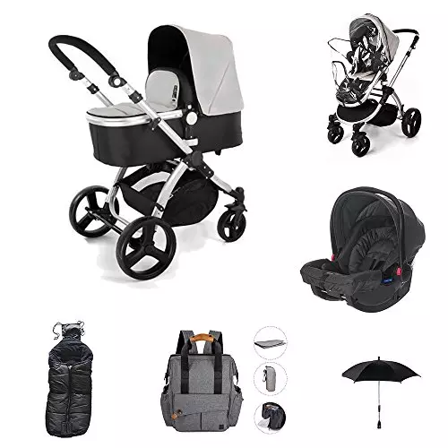 Star Ibaby Neo 3 Stroller, Grey/Black