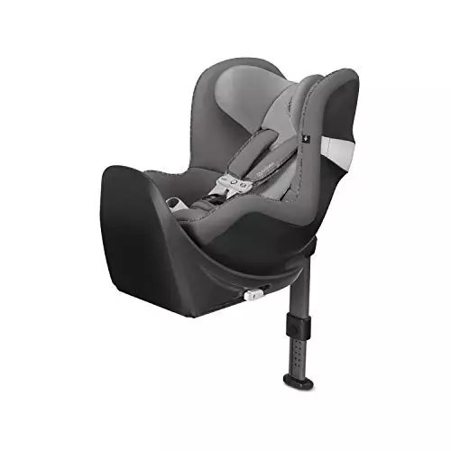 Cybex - Group 0+/1 Sirona M2 i-size car seat, Includes SensorSafe, from birth to 4 years, from 45 cm to 105 cm approximately, 19 kg maximum, WITH M BASE, Manhattan Gray