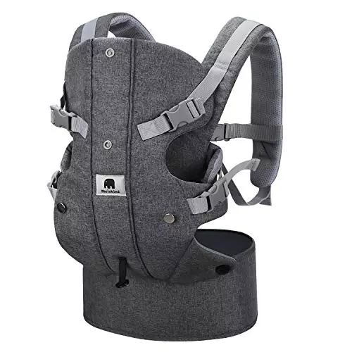 Meinkind Ergonomische draagzak, ademende en lichtgewicht draagzak Multifunctionele draagzak Verstelbare hoofdsteun met meerdere standen voor pasgeborenen 3,5-15 kg