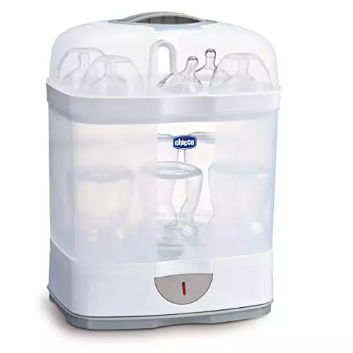 Chicco Steril Natural 2in1 - Electric sterilizer for up to 6 bottles in 5 minutes